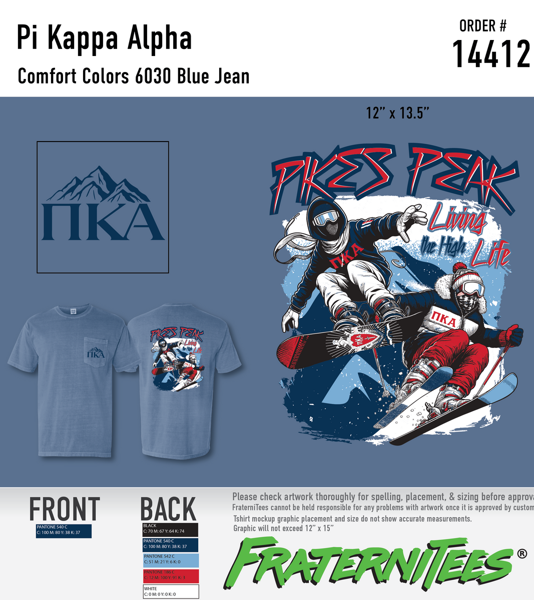 Pi Kappa Alpha - Pikes Peak – FraterniTees | Custom Greek Apparel