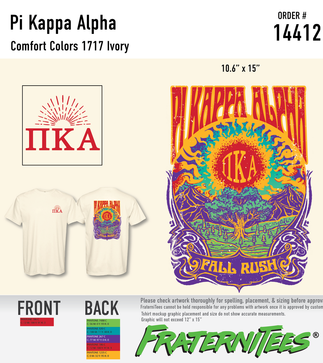Pi Kappa Alpha - Trippy Mountain – FraterniTees | Custom Greek Apparel