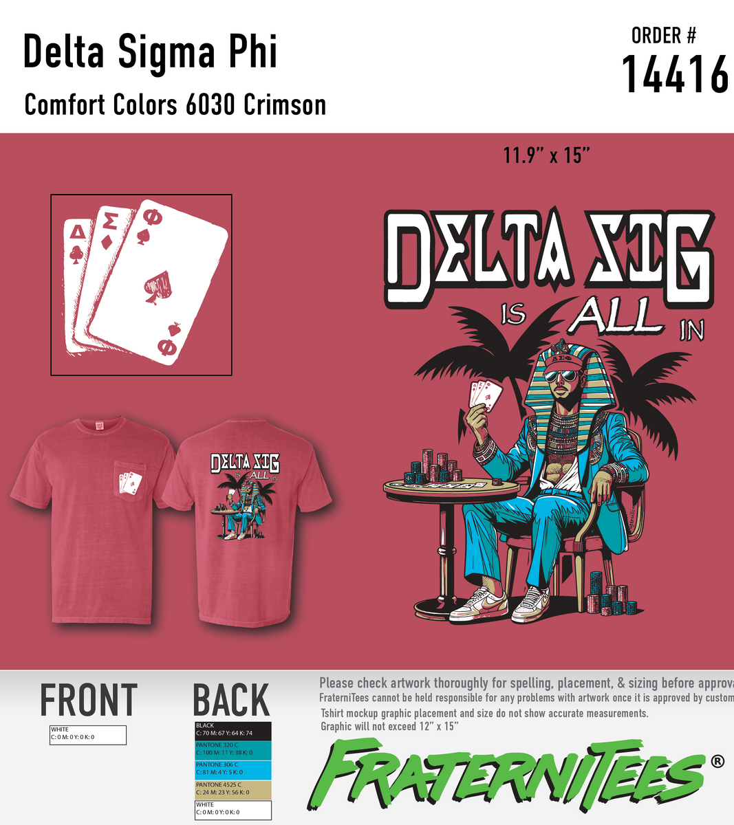 ΔΣΦ Chill Sphinx – FraterniTees | Custom Greek Apparel