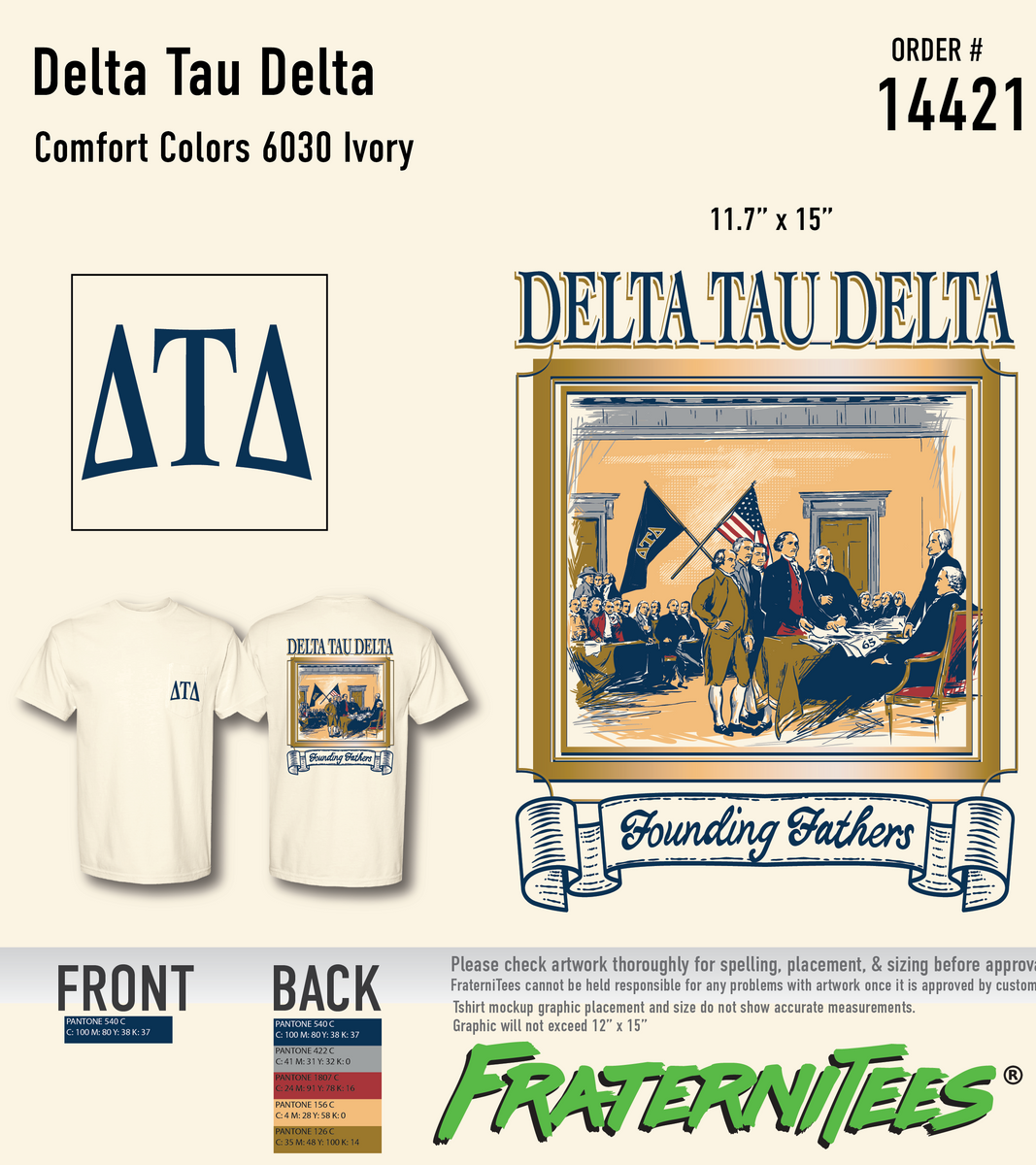 Delta Tau Delta - Founding Fathers – FraterniTees | Custom Greek Apparel