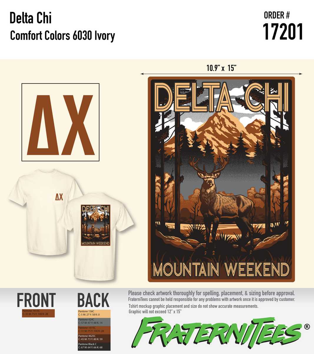 Delta Chi - Buck – FraterniTees LLC ~ Custom Greek Apparel