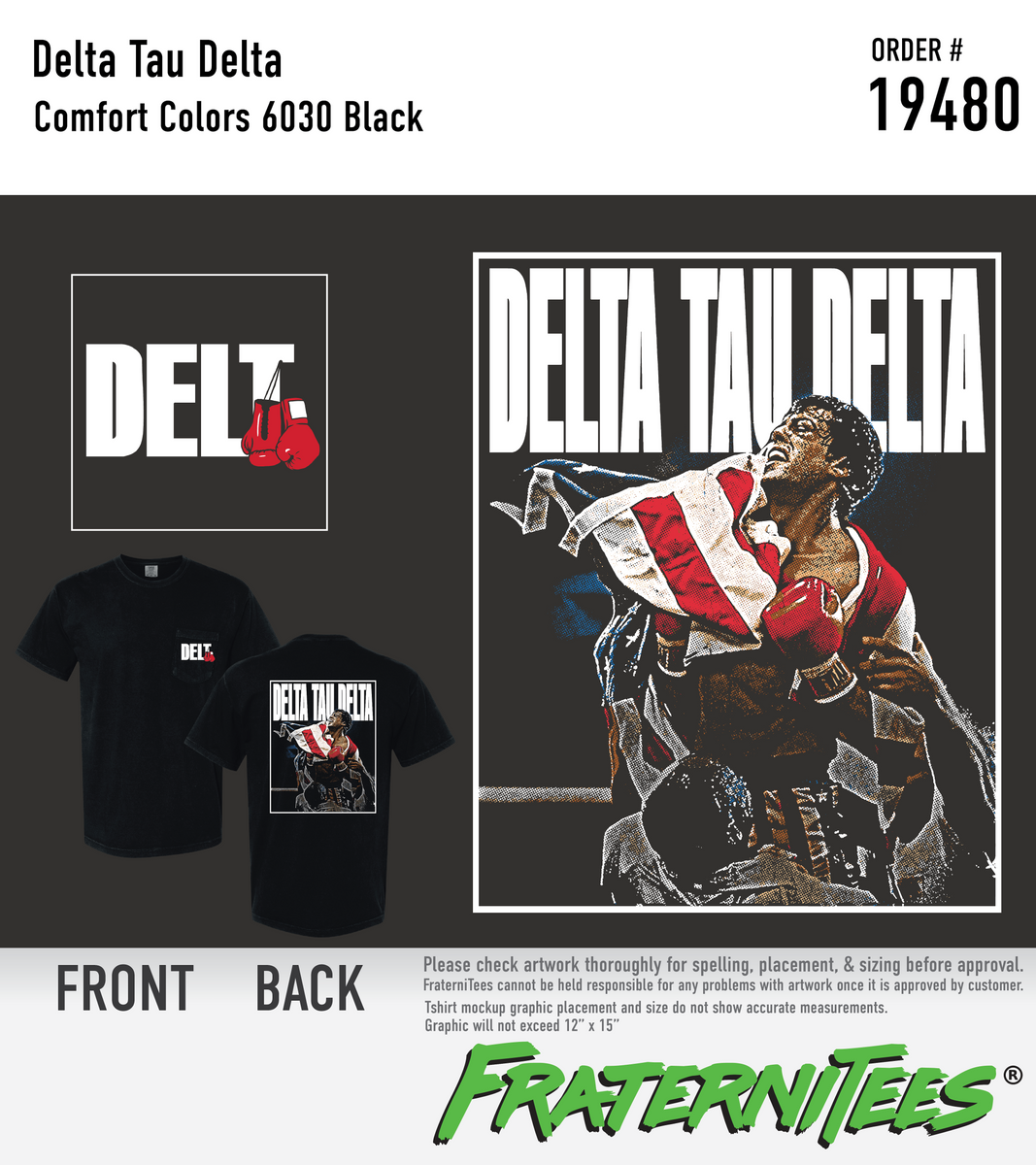 Delta Tau Delta - Rocky – FraterniTees | Custom Greek Apparel