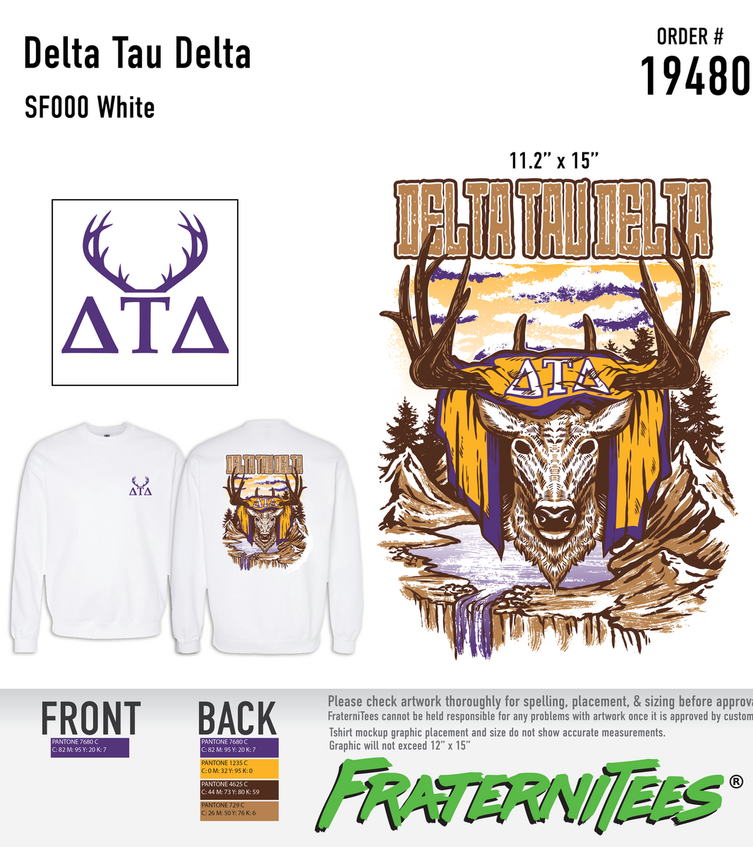 Delta Tau Delta - Buck – FraterniTees LLC ~ Custom Greek Apparel