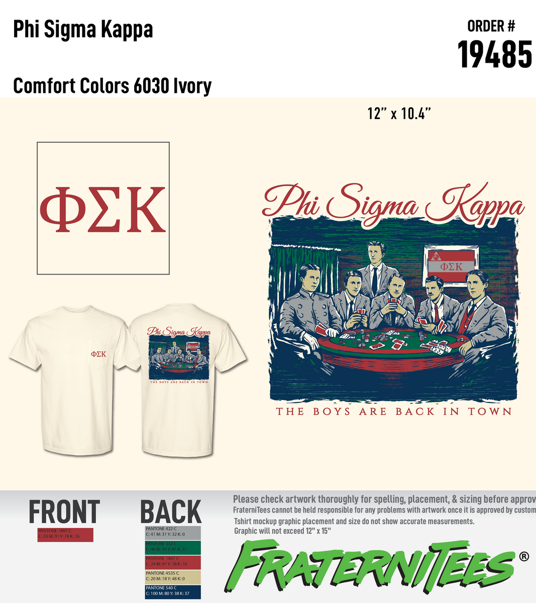 Phi Sigma Kappa - The Boys Are Back – FraterniTees | Custom Greek Apparel